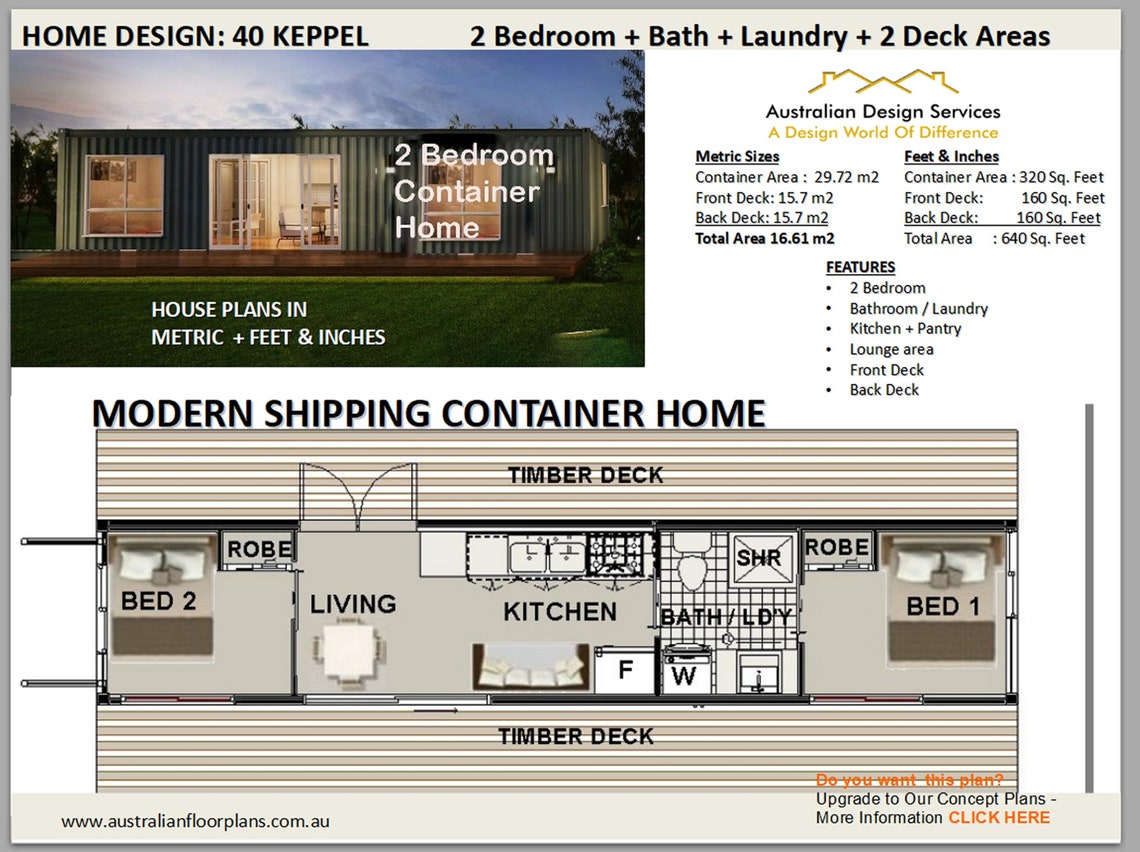 House Plans Book Shipping Container Designs / Cargo Home - Etsy