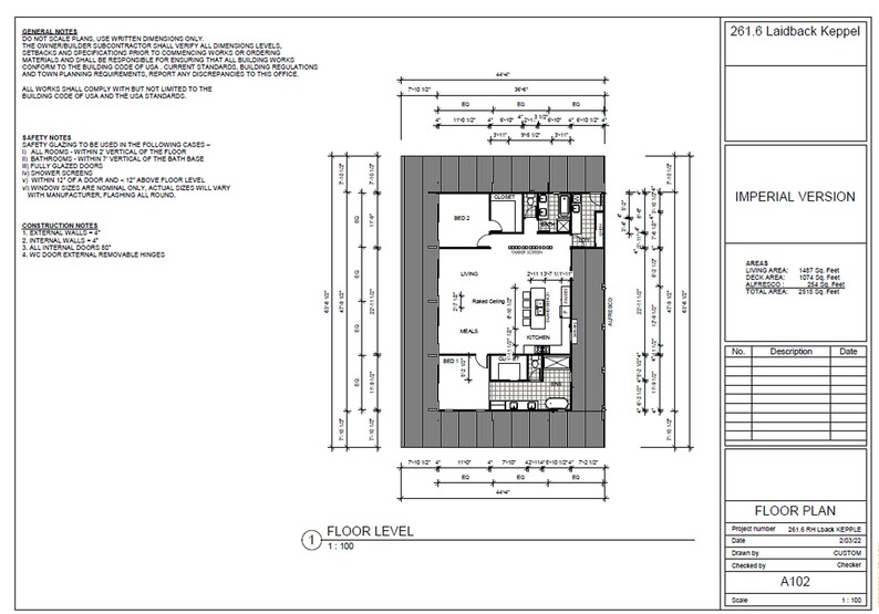 138.2 M2 or 1487 Sq Foot australian 2 Bedroom House - Etsy