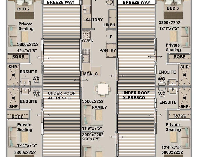 Build Plan#40 Titian 89.1: 40 X 40 Innovative Shipping Container House ...