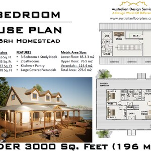 Country Ranch Homestead With Loft | Architectural Concept House Plans ...