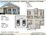 Willow Lane II House Plan, 1710 Square Feet - Etsy Canada