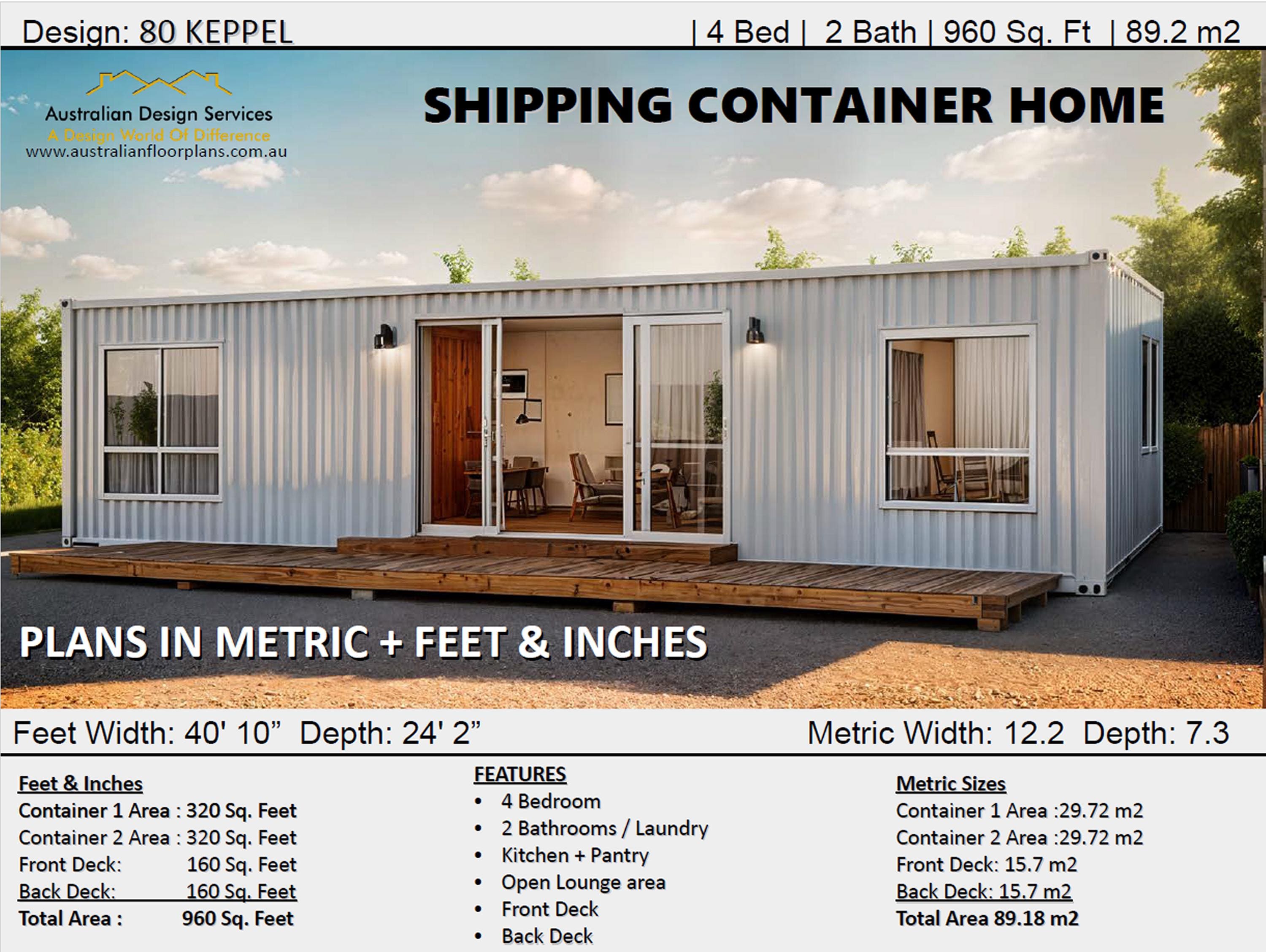 40x48 House Plans Shipping Container