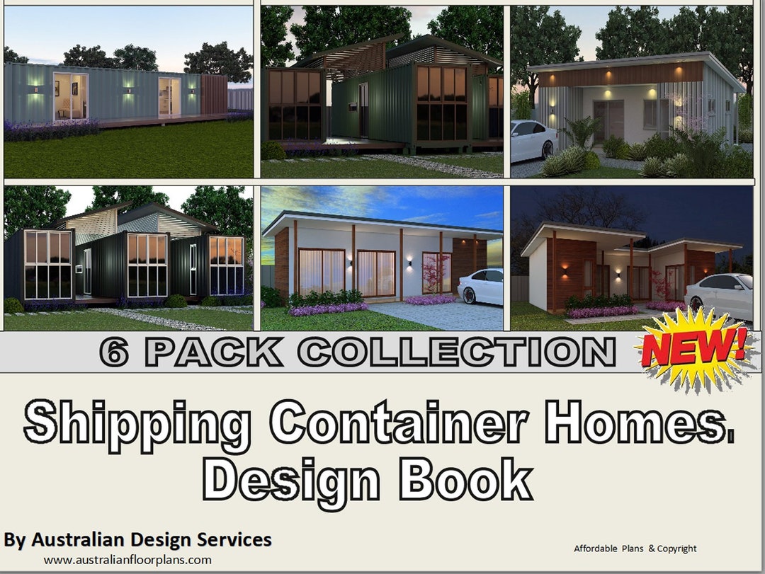 Shipping Container Homes- TOP 6 Design Book DIY | Adu | Accessory ...