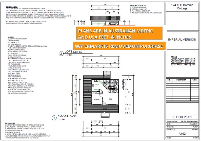 26 X 36 Small and Tiny House Plans / Under 100 M2 or 1200 Sq Foot House ...