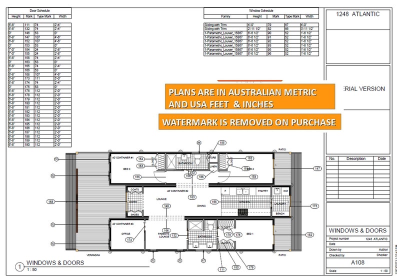 Build Plan#1248 Atlantic RH | Shipping Container House Plans | Best ...