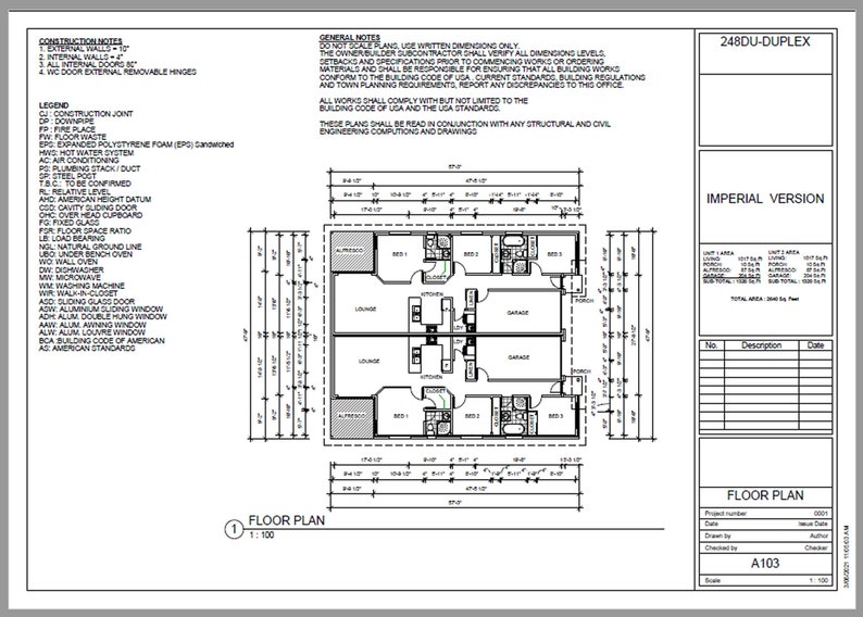 6 Bedroom Country Duplex 2640 Sq. Foot or 245.2 M2 |3 X 3 Bedroom ...