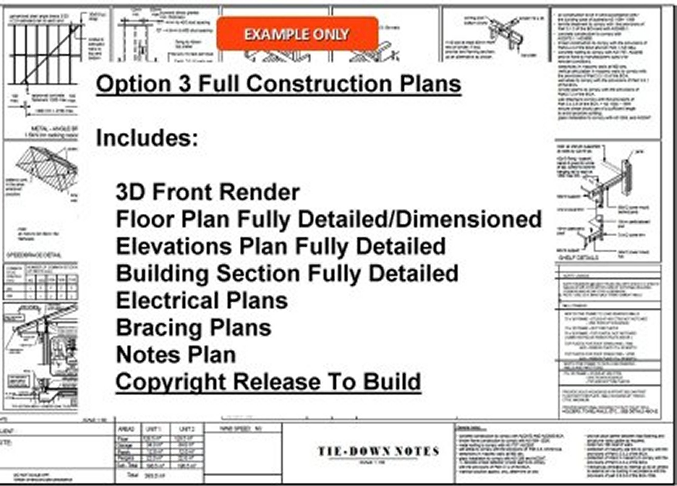 Construction Plans - Steel Frame Transportable 2 Bedroom House Plan ...