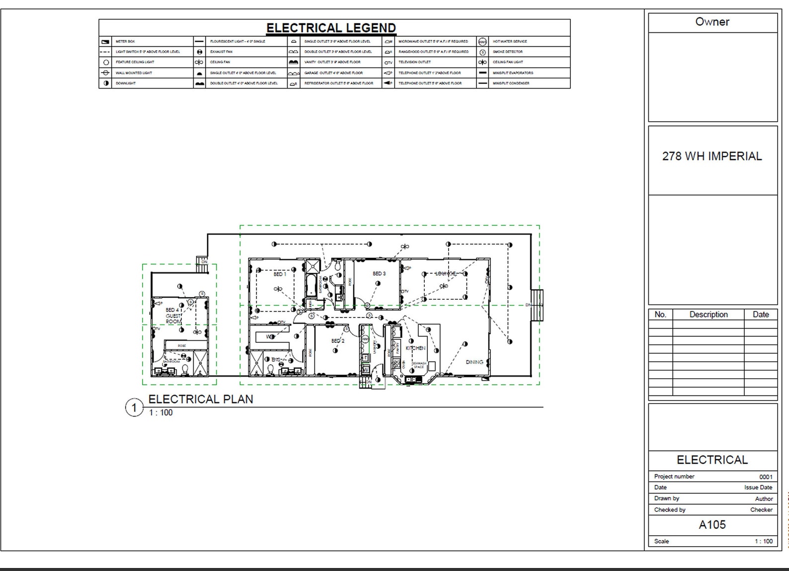 4 Bedroom House Plans 1940 Sq. Foot 177 M2 Country Design - Etsy