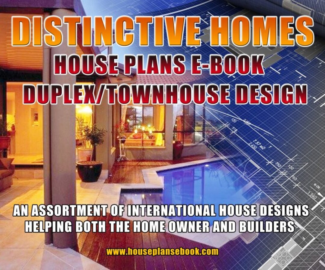 Duplex House Plans Design Book - House Plans Ebook - Etsy