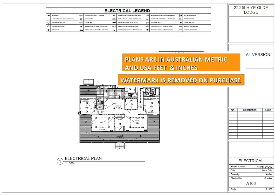 Ranch House Plans 4 Bedroom Office House Plans Home - Etsy