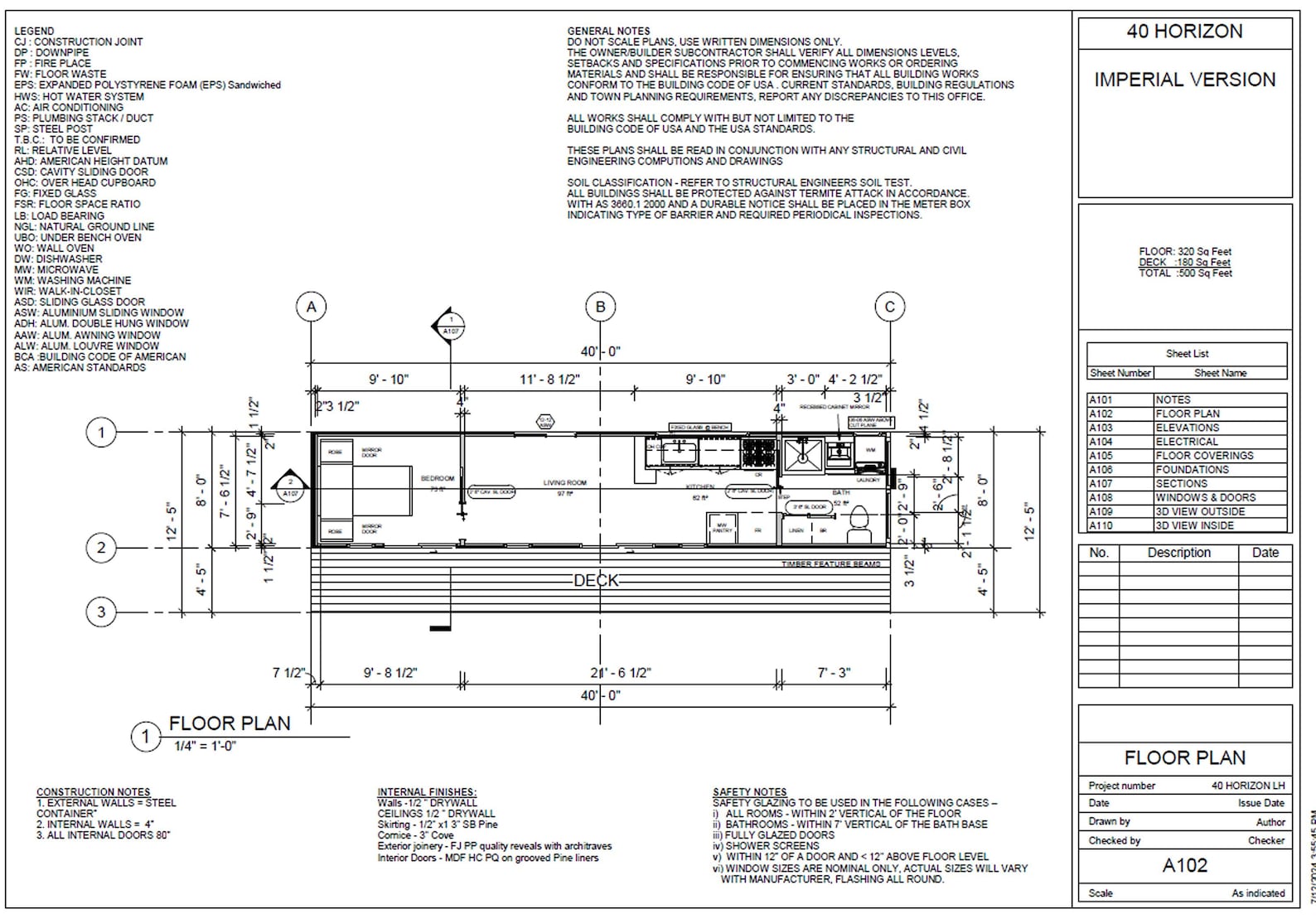 Build Plan#40 Horizon: Concept Plans/ Blueprints for a Shipping ...