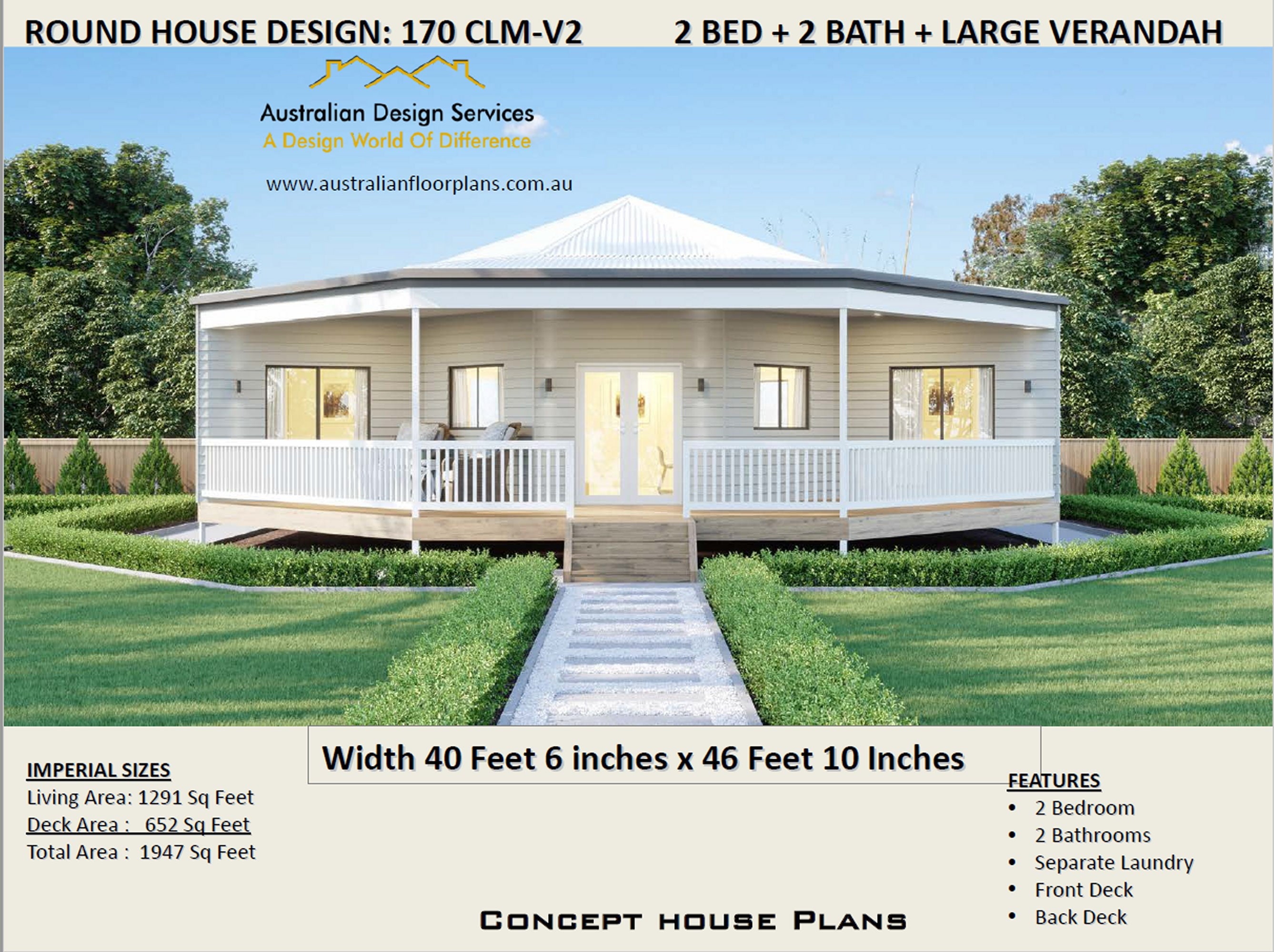 ROUND HOUSE DESIGN: 170 Clm-v2 round Home House Plans - Etsy