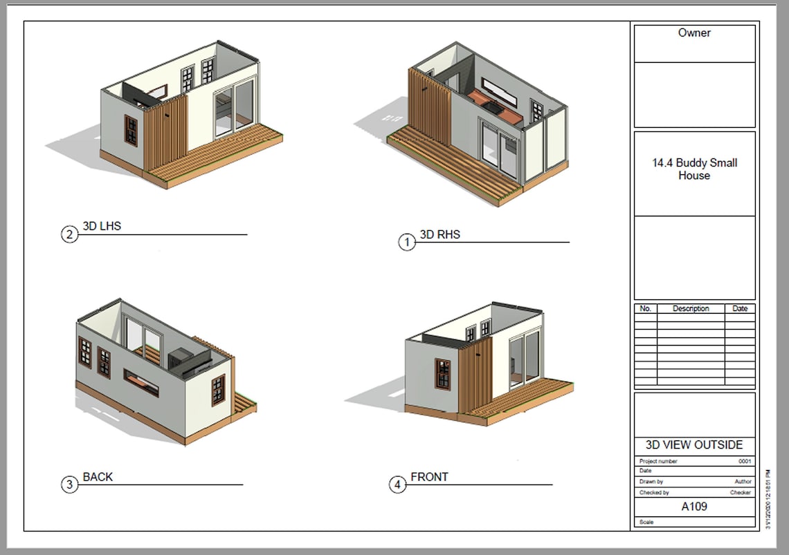 20 Foot Shipping Container Home Concept House Plans - Etsy
