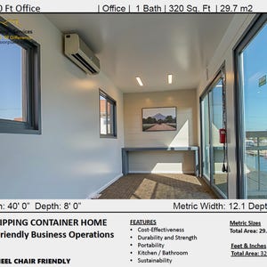 Build Plan#40 Office: Transportable Office 40 Foot Shipping Container ...