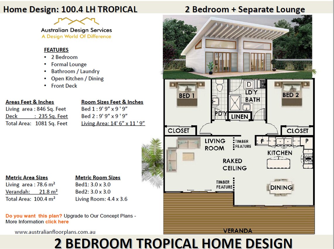 Australian and International Home Plans Small Houses & Granny Flats ...