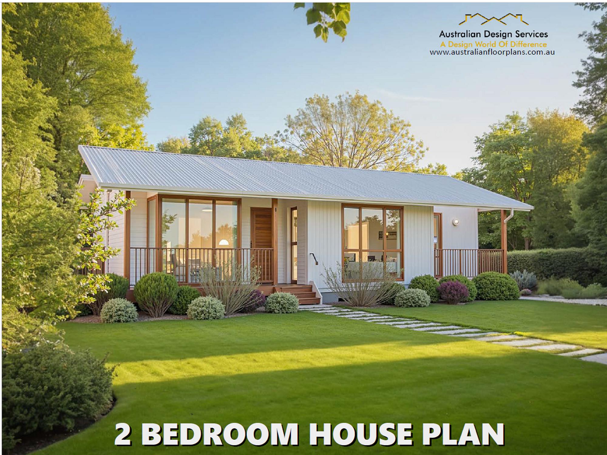 55 Skippy | 592 Sq Foot or 55 M2 | 2 Bedroom Small Home Design | 2 ...