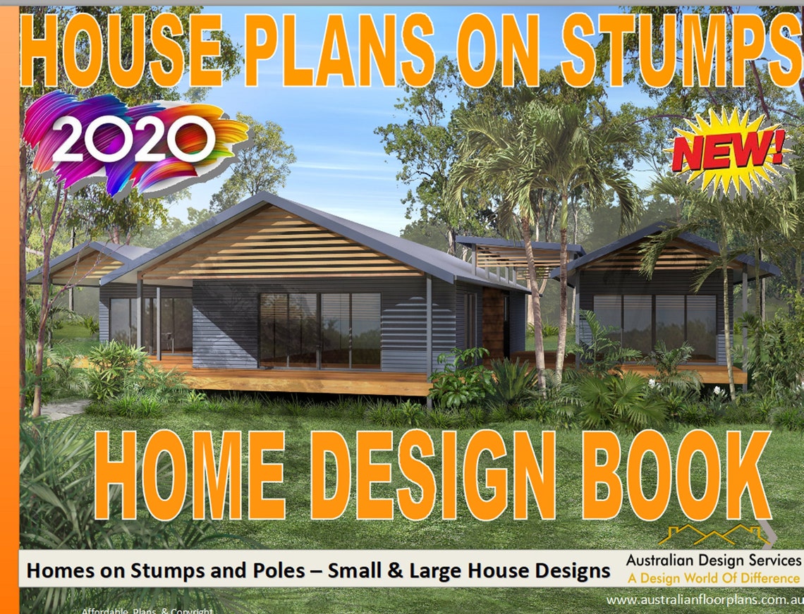 Distinctive Homes House Plans on Stumps and Poles HOME DESIGN - Etsy