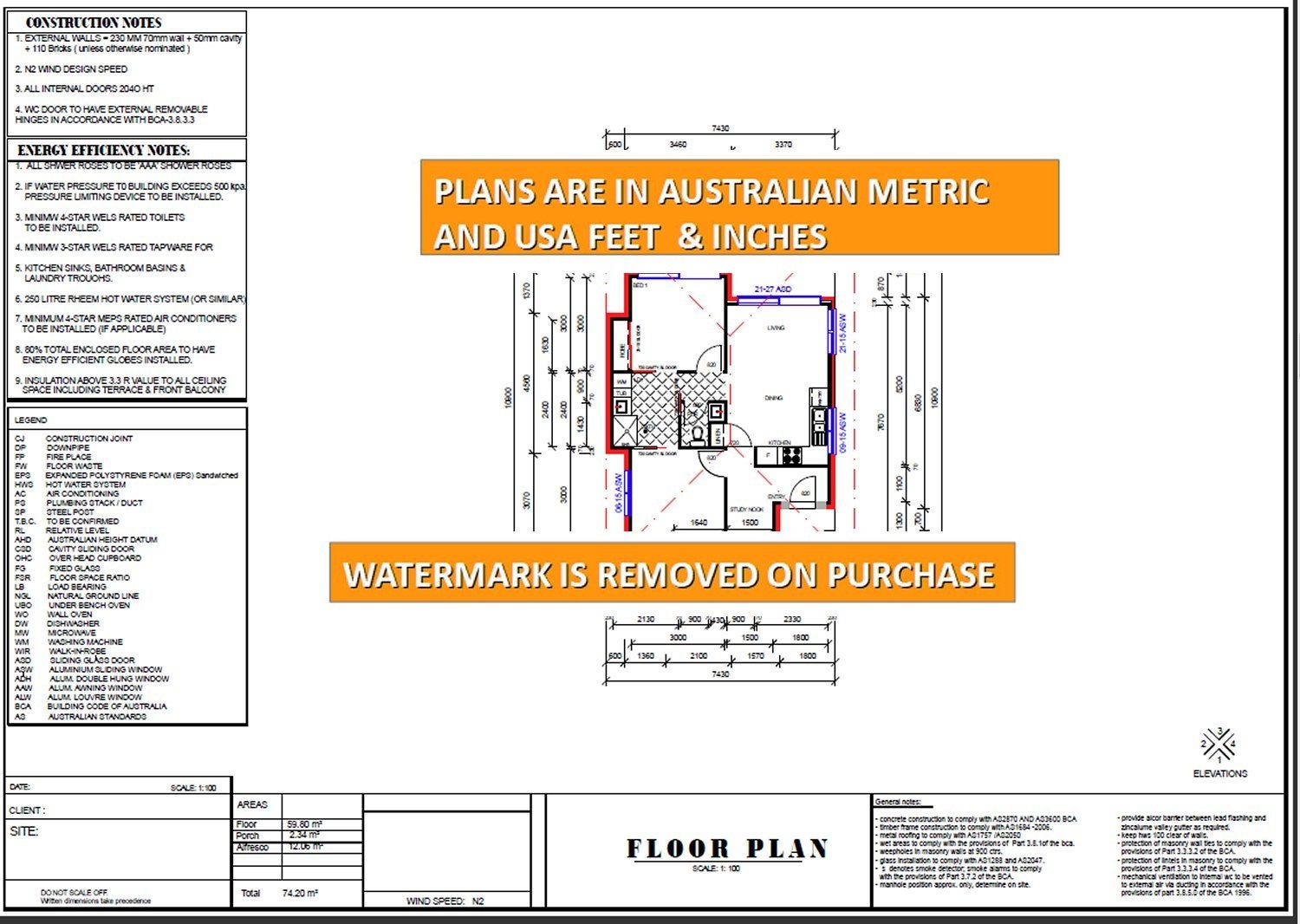 60 M2 | 645 Sq Foot | 2 Bedroom House Plan 60 SBH | Concept House Plans ...