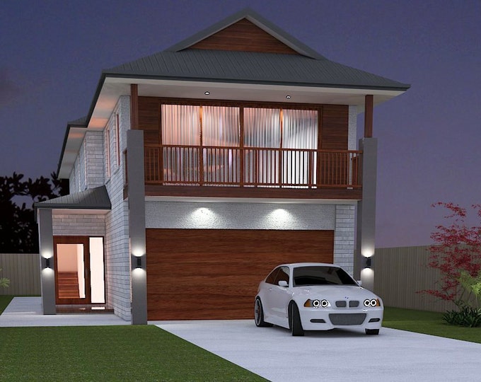 208 M2 | 2247 Sq. Feet | 2 Storey House Design | Two Storey Floor Plans ...