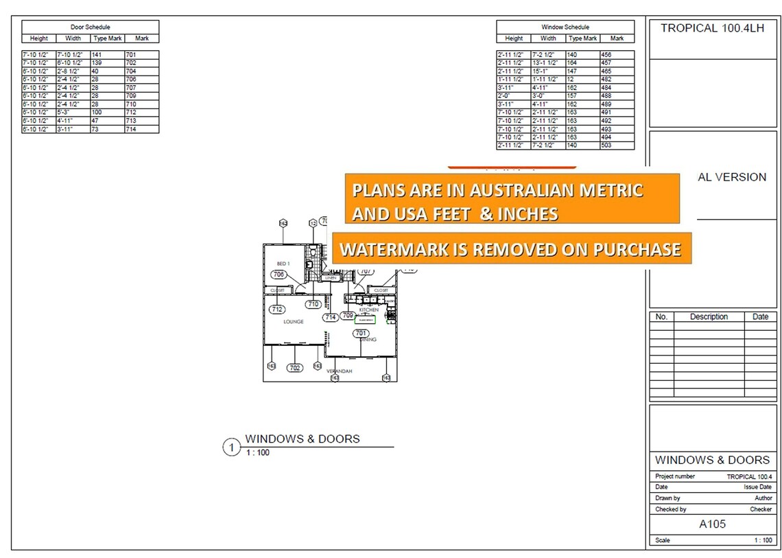 TROPICAL GRANNY FLAT Small and Tiny Home Design 78.6m2/ 846 Sq. Feet ...