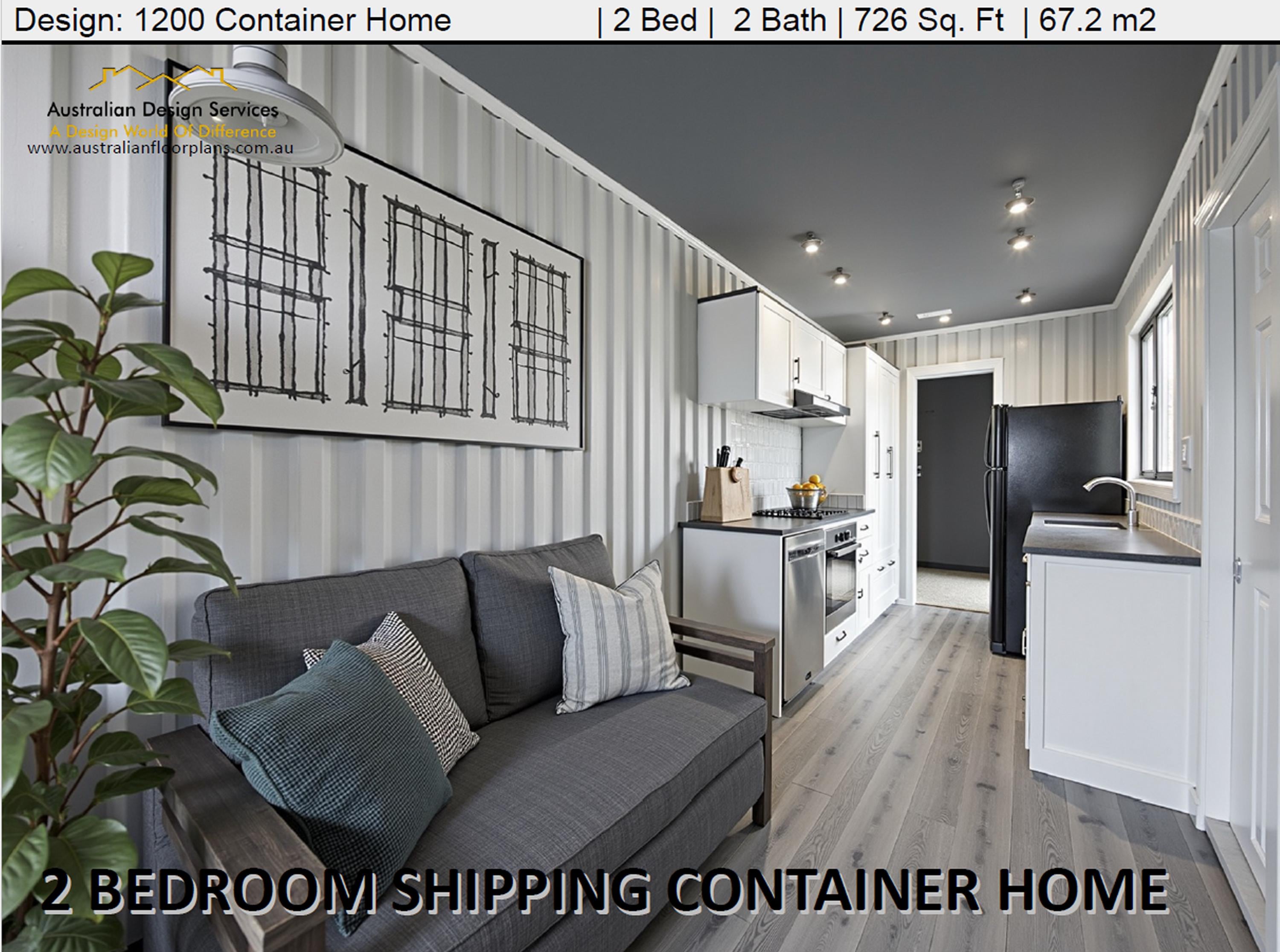 Build Plan#1200 Combination: Shipping Container Home With Combination ...