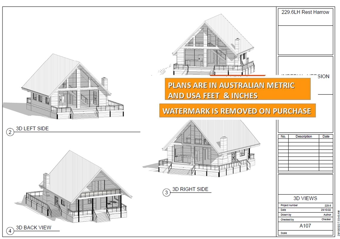 COUNTRY CABIN RETREAT - Architectural Concept House Plans | Cabin W ...