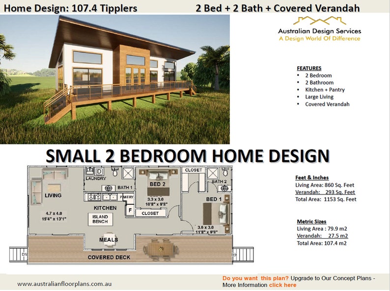 Australian and International Home Plans Small Houses & Granny Flats ...