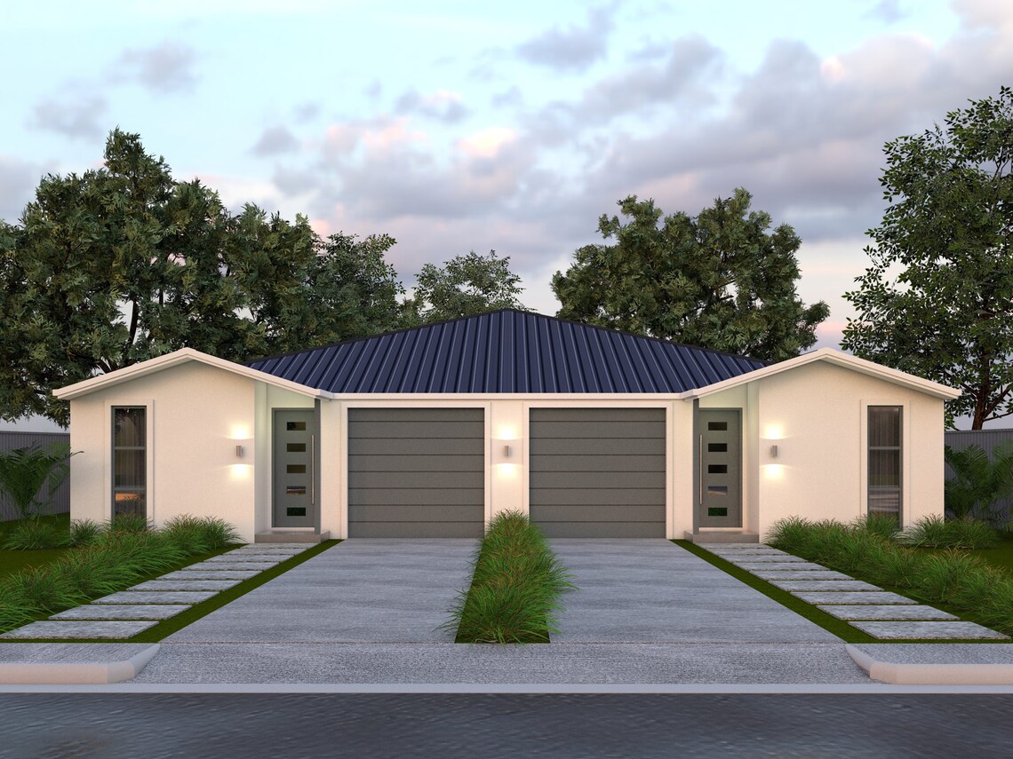 French Style Duplex - 6 Bedroom (3 X 3) 2640 Sq. Foot or 245.2 M2 | 3 X ...