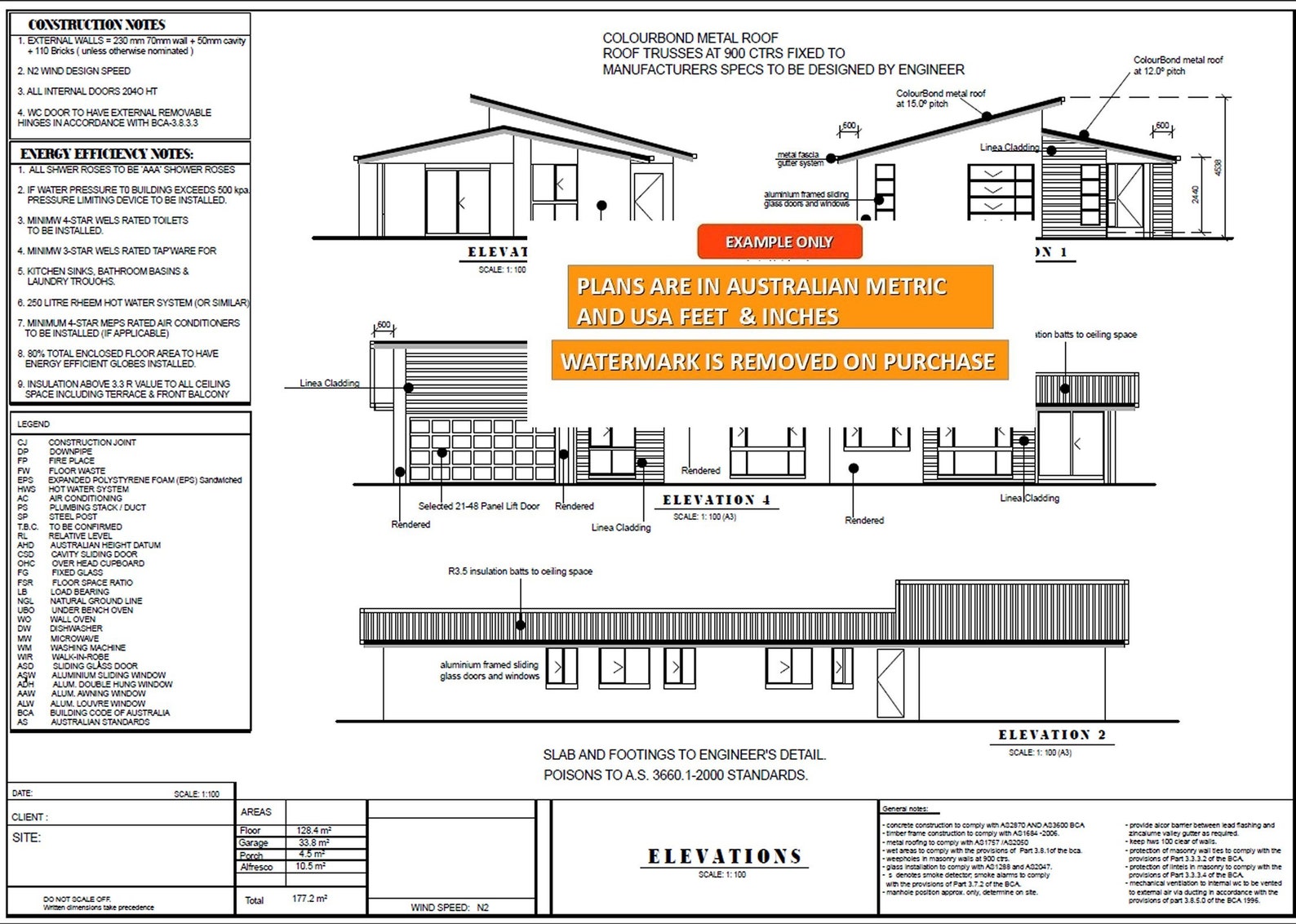 Narrow Land House Plans | 3 Bedroom + Study House Plans | Double Garage ...