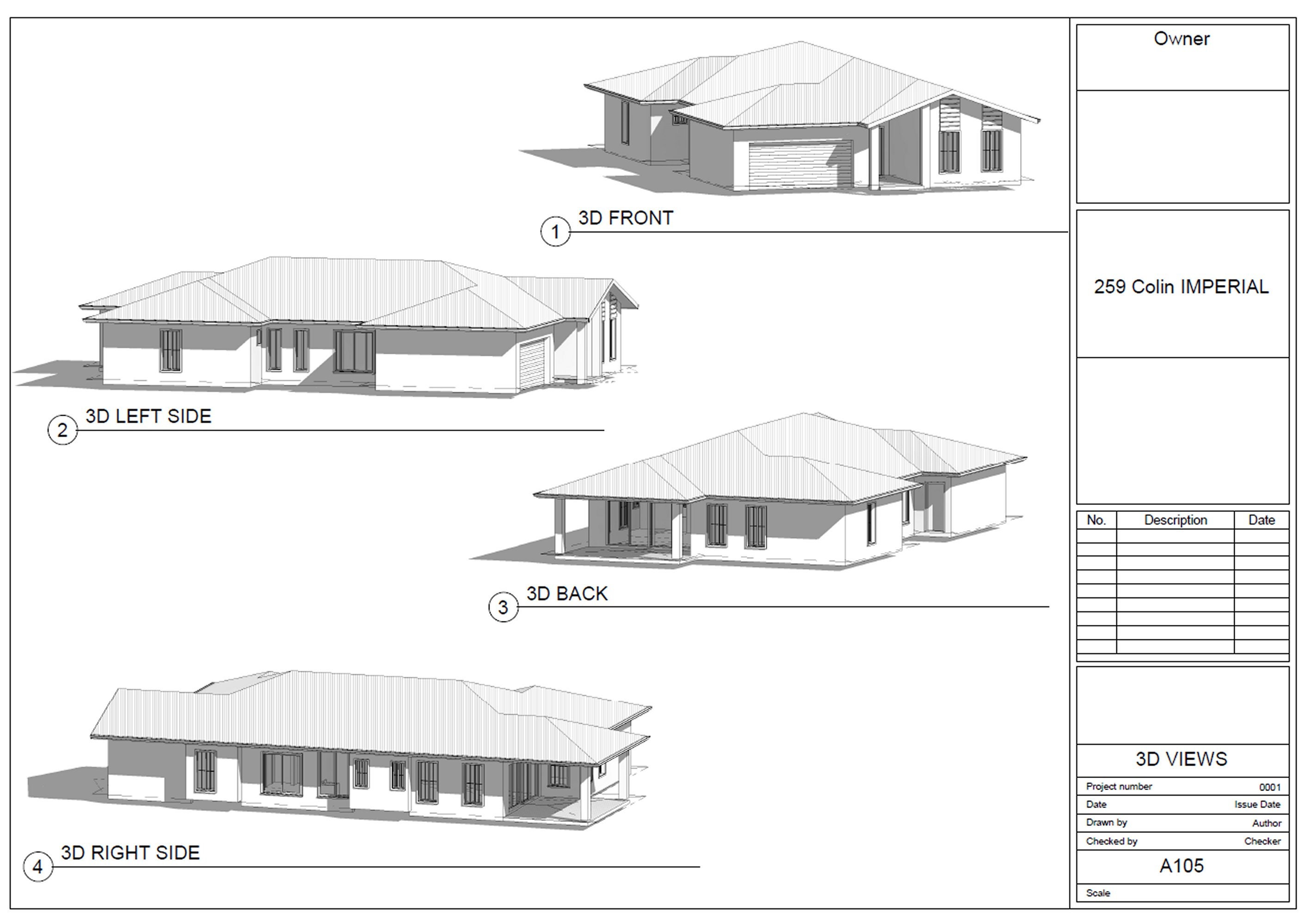 4 Bedroom MODERN HOUSE PLANS 186 M2 / 2002 Sq. Feet 4 Bedroom / Modern ...