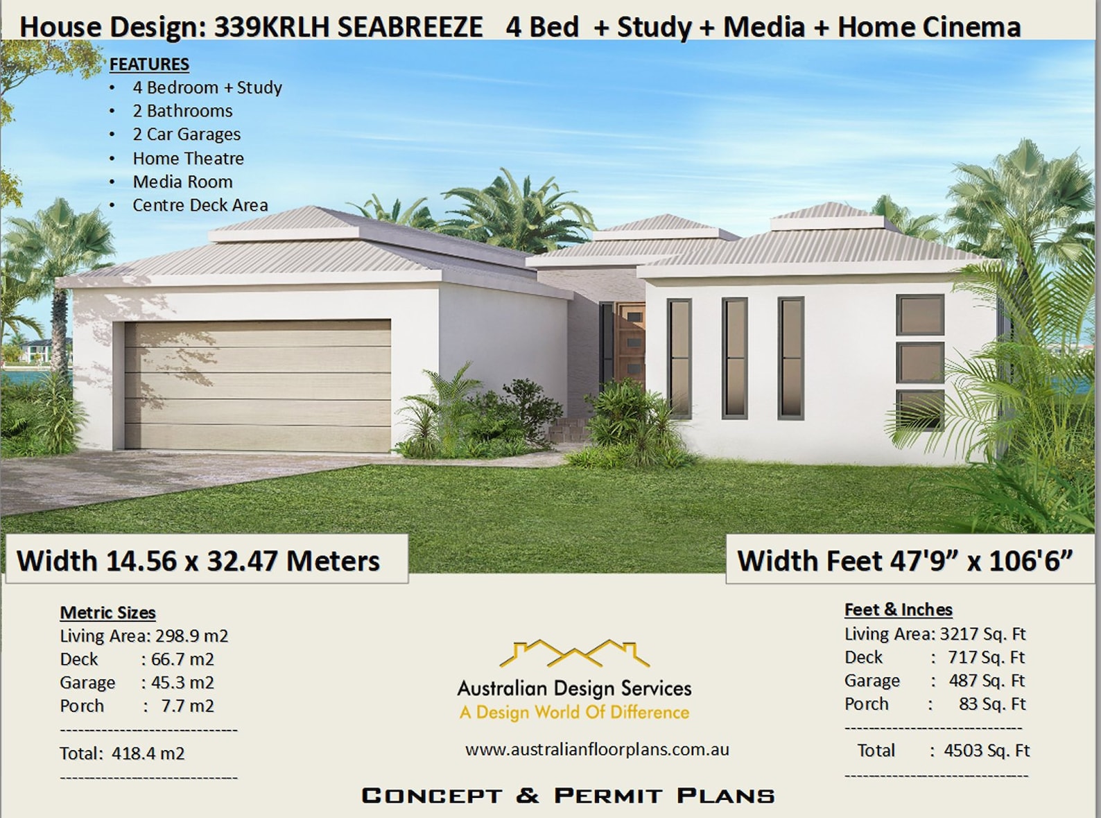 418m2 (4503 Sq Foot) 5 Bed+flat | 4 Plus Study Home Design | 5 Bed Home ...