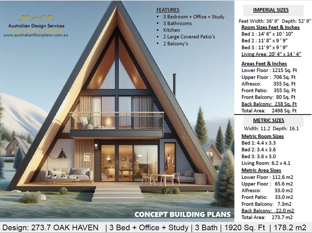 Building Plans | Dream Home | 3-bedroom + Office + Study Nook + 3 ...