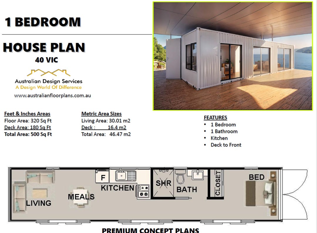 Construction Plan40 Vic: 40-foot Shipping Containers Home Container ...