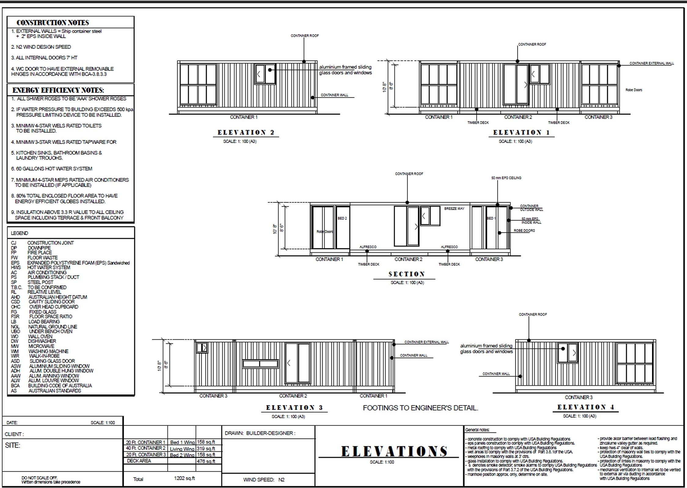 2 Bedroom Shipping Container House Plans House Plans - Etsy Canada