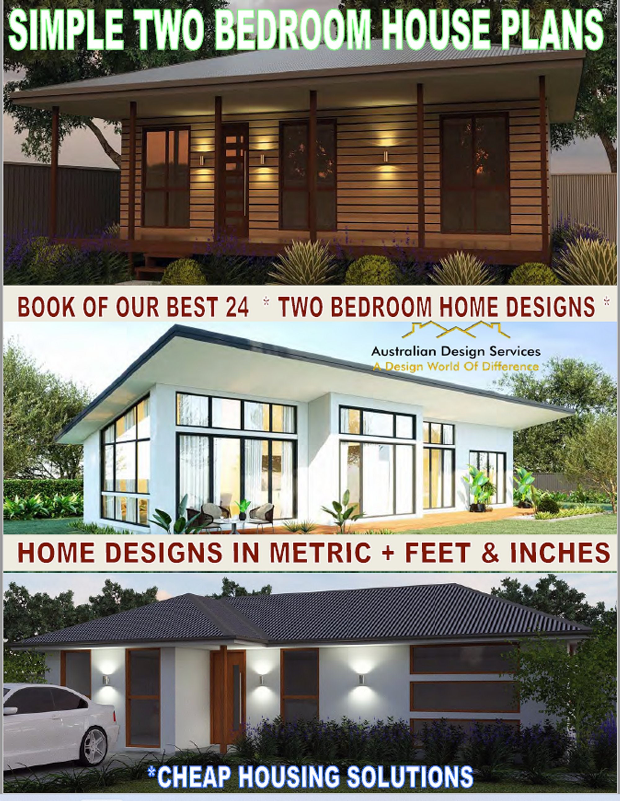 House Design Book ! Simple 2 Bedroom Home Designs Australian and ...