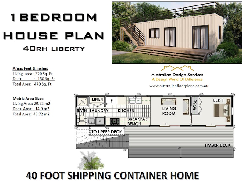 Construction Plan#40 RH LIB: Construction Set 40-foot Shipping ...
