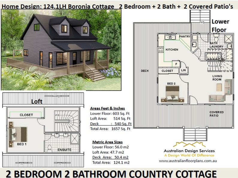 26 X 36 Small and Tiny House Plans / Under 100 M2 or 1200 Sq Foot House ...