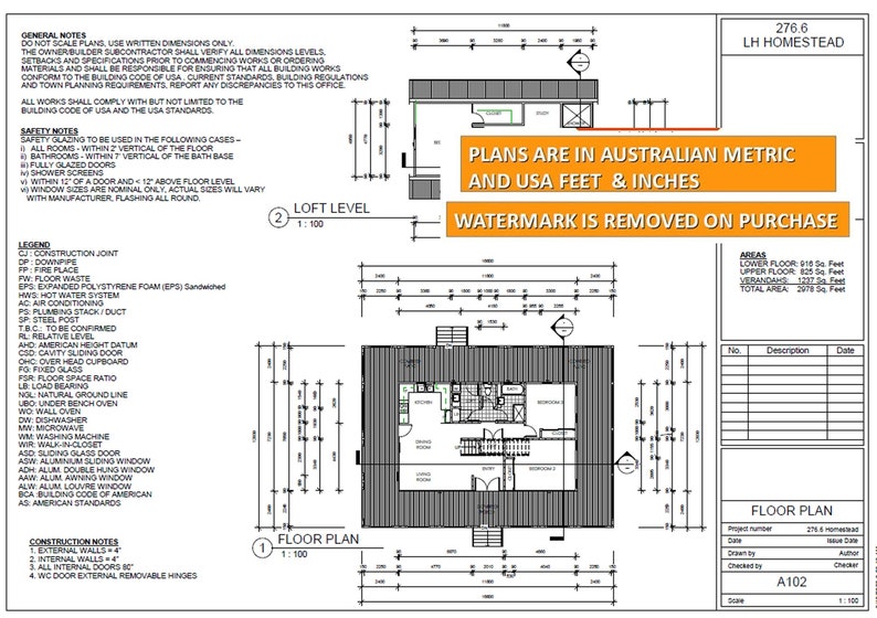 Architectural Concept House Plans | Modern Homestead W/ Loft Getaway ...
