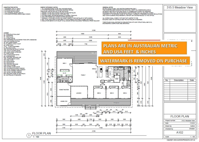 Modern House Plan 4-bedroom House Plan With Secret Room, Home Gym, and ...
