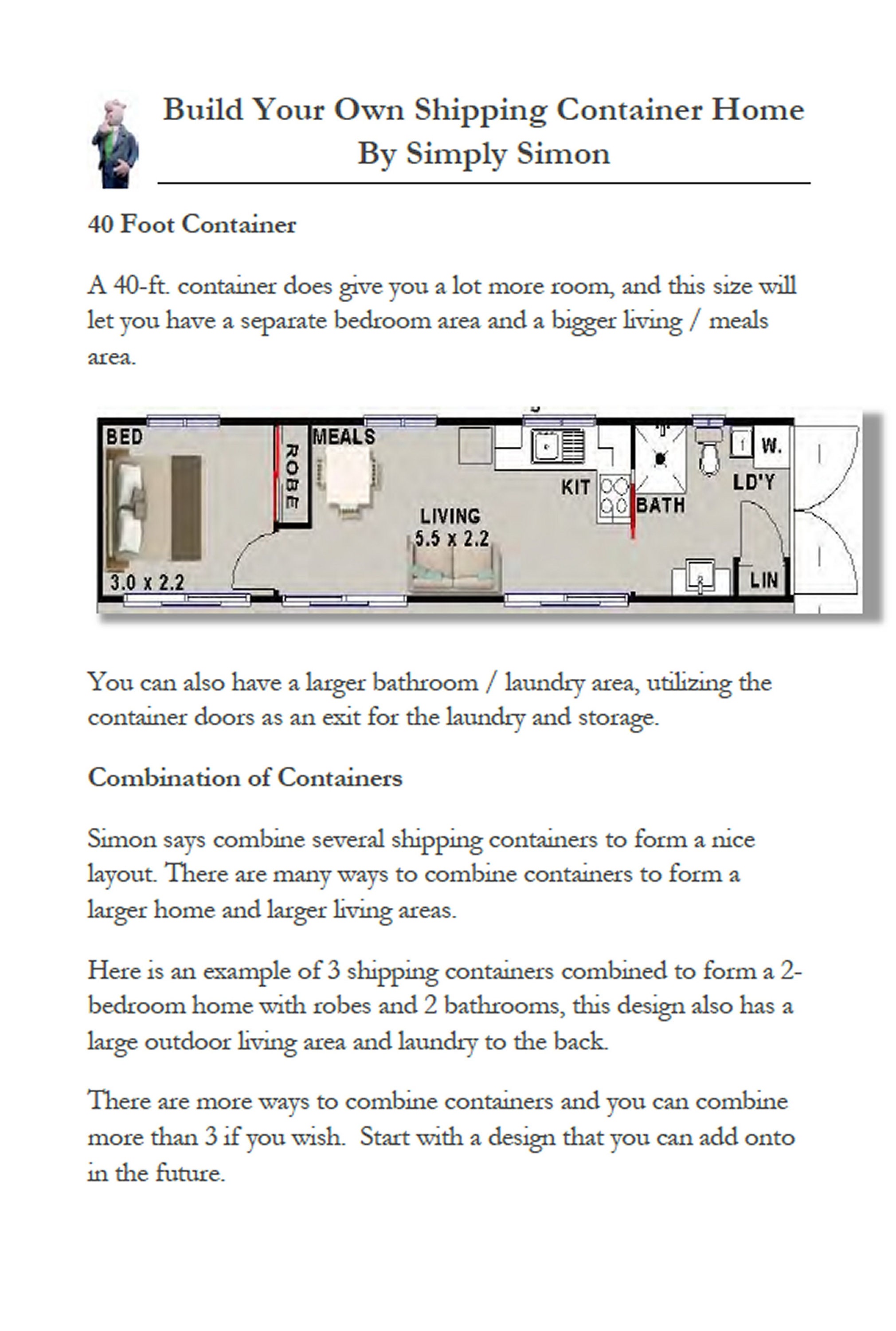 Simple Simons Guide to Building a Container Home- Made Simple: Buy Your ...