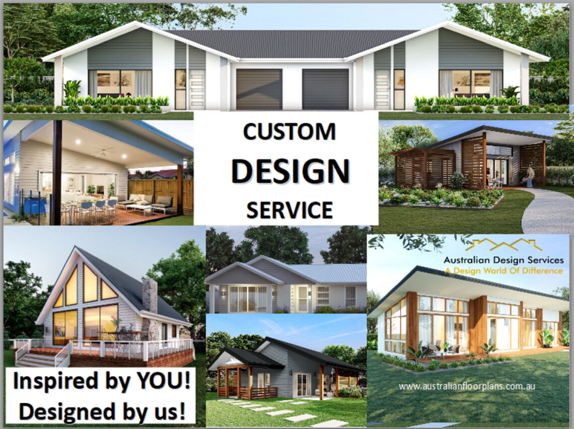 Custom House Blueprints Concept Design Drawings/ CUSTOM HOUSE Plans/house Plans Modification ...