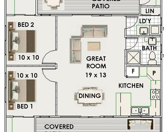 32x32 House Plans - Etsy Canada