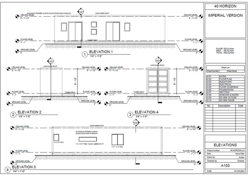 Build Plan#40 Horizon: Concept Plans/ Blueprints for a Shipping ...