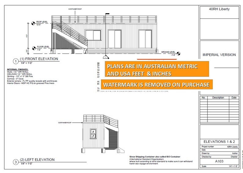 Build Plan#40 RH: Shipping Container Home/40-foot Container Shipping ...