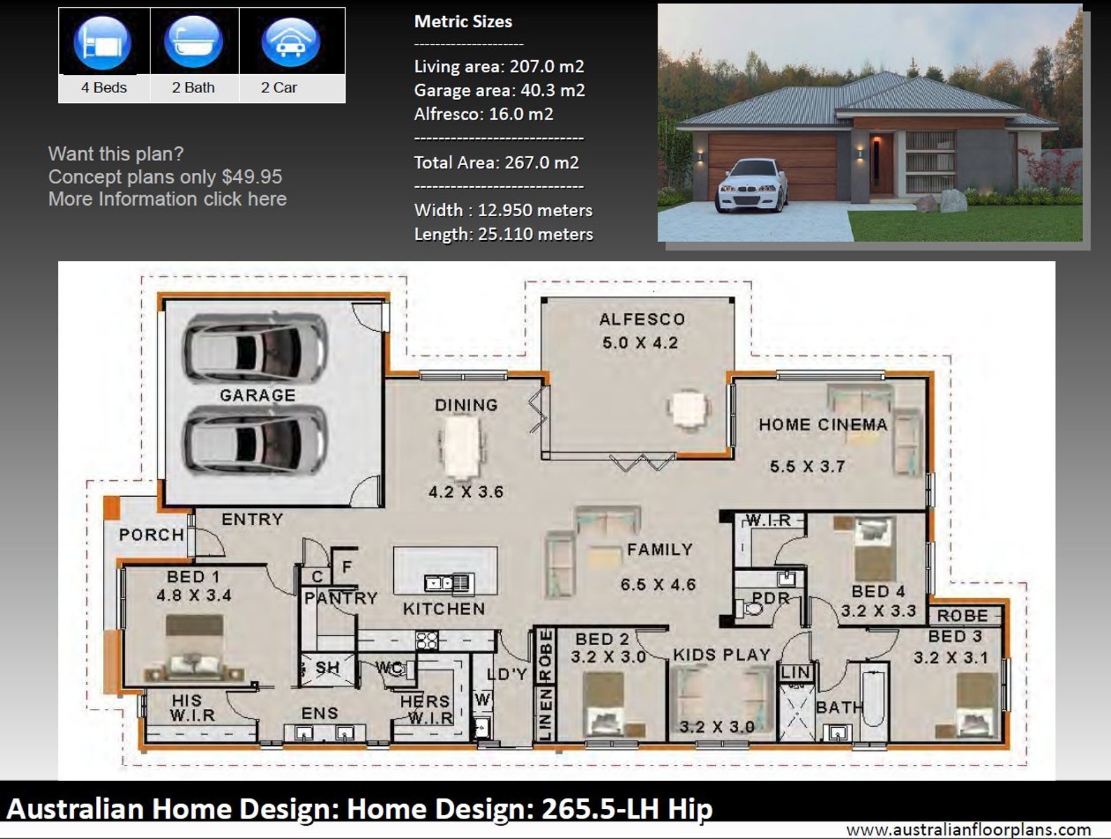 4 Bedroom House Designs - Australian and International Home Plans - 4 ...