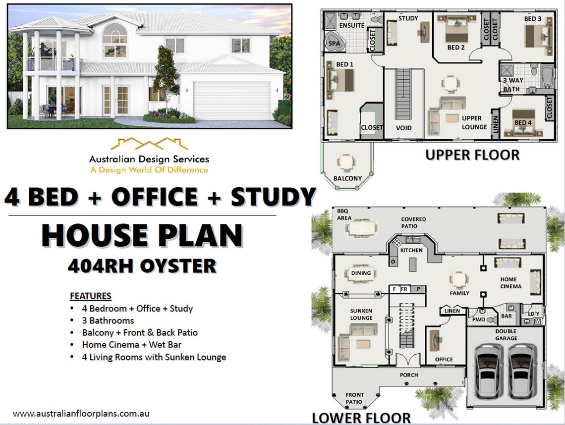 2-storey House Plan for Sale 365.9 M2 4092 Sq. Feet Discover Your Dream ...