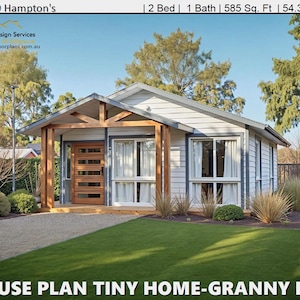 Hamptons Style 2-bedroom Granny Flat | 635 Sq Ft or 59.8 M2 | Perfect ...