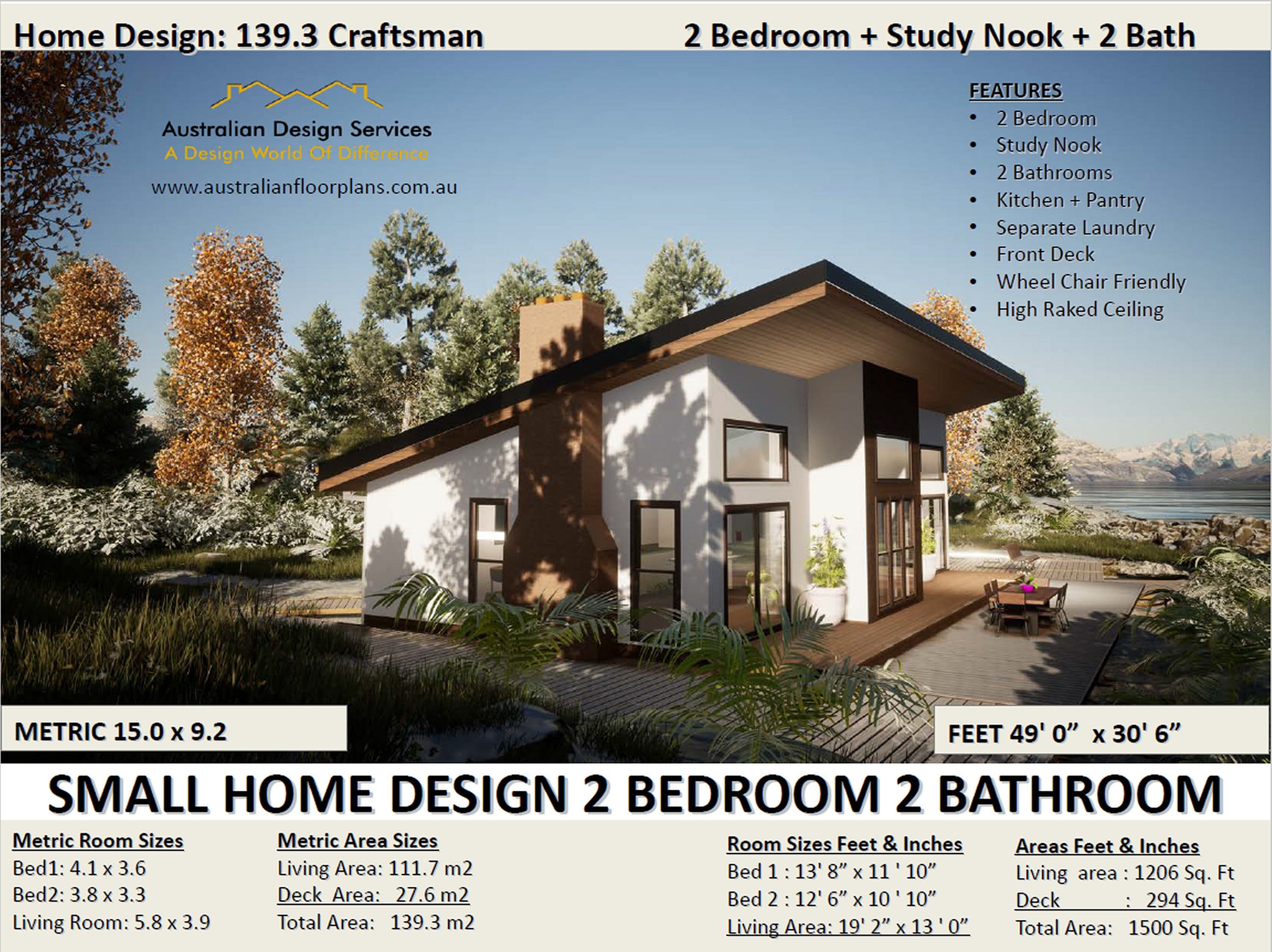Small House Floor Plans And Craftsman Designs Craftsman House Plan 2