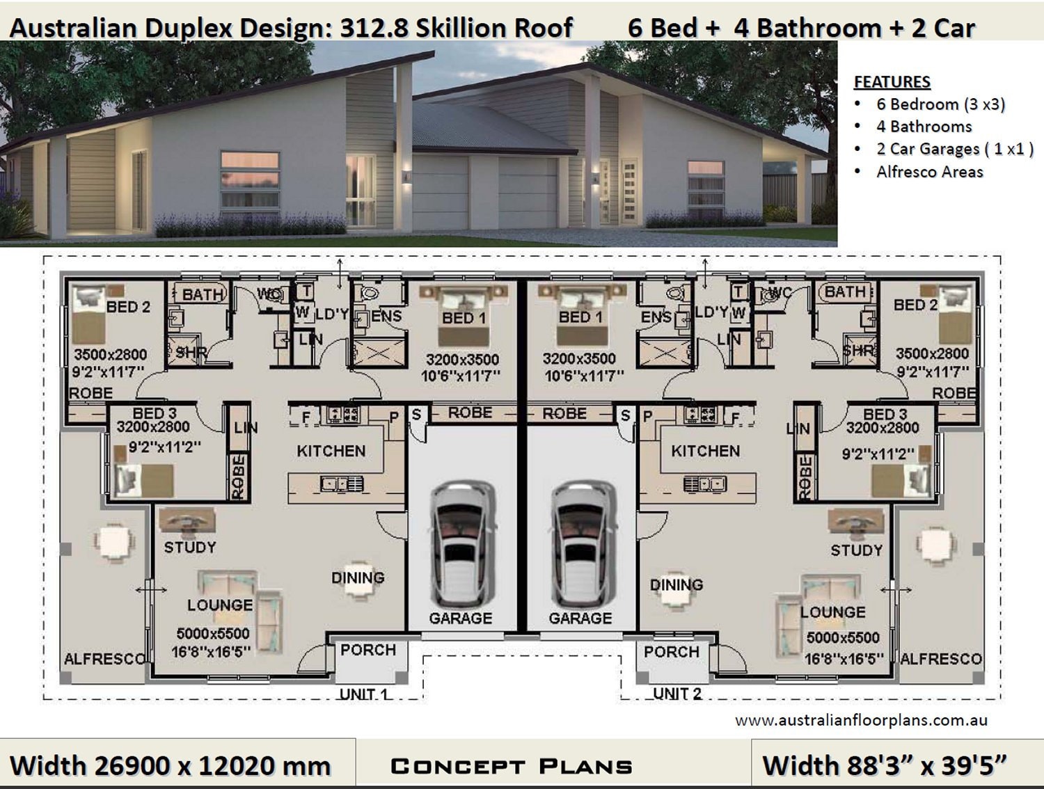 Best Selling Duplex Plans Duplex House Plans Modern House - Etsy