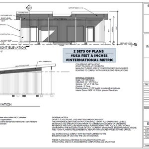 Construction Plan#68 SEA: Shipping Container Home-2 Bedrooms-2 ...
